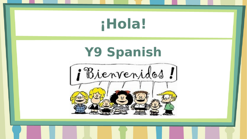 Spanish year 9 - Introductory Lesson (NCELP focused) | Teaching Resources