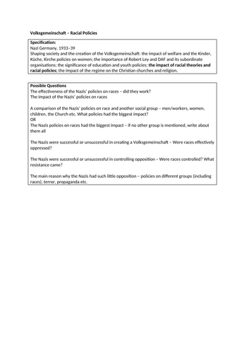 Nazi Racial Policies – 1933-1939 - Germany - IAS History | Teaching ...