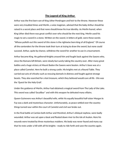 Oral Traditions: Myths, Legends, Fairy Tales | Teaching Resources