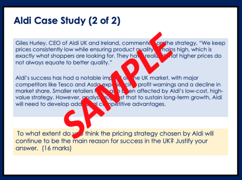 Price - AQA A Level Business Studies - Lesson PowerPoint | Teaching ...