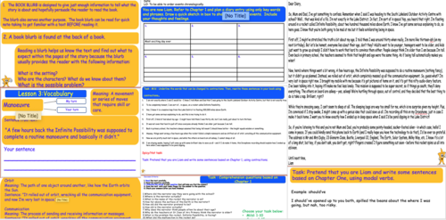 Cosmic by Frank Cottrell Boyce-diary entry of Liam based on the first ...