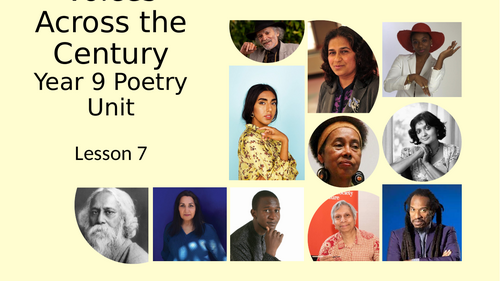 Poetry SOW - Voices Across the Century (Part B) | Teaching Resources