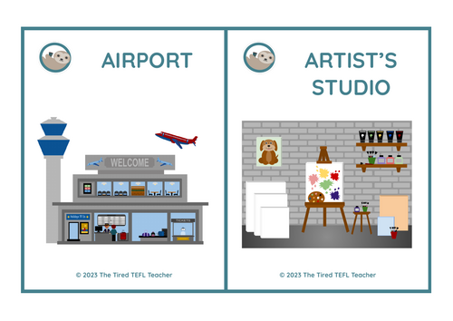 ESL Workplaces Flashcards | Teaching Resources