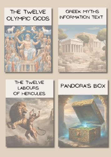 Greek Mythology Stories Poster Classroom Display - KS2 Upper Primary ...
