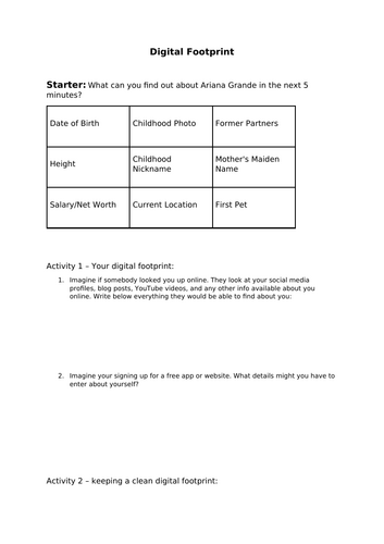 Digital Citizenship | Teaching Resources