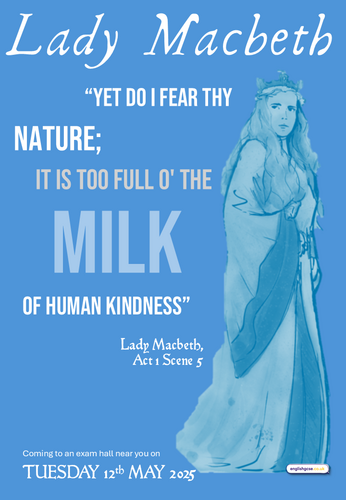 Lady Macbeth Revision | Teaching Resources