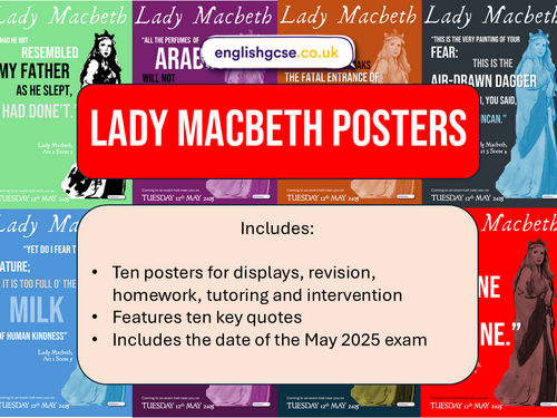 Lady Macbeth Revision | Teaching Resources