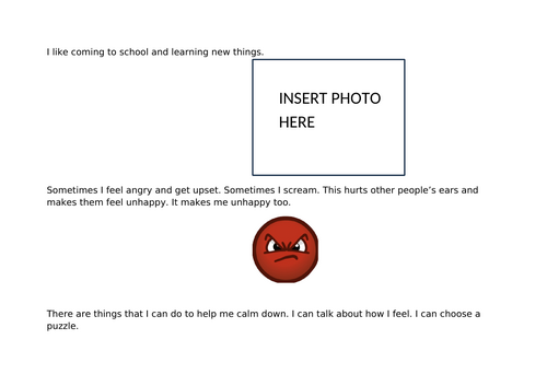 Feeling angry social story | Teaching Resources