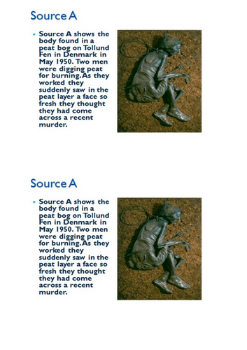 KS3 History Tollund Man - 5 part lesson unit and SOW | Teaching Resources
