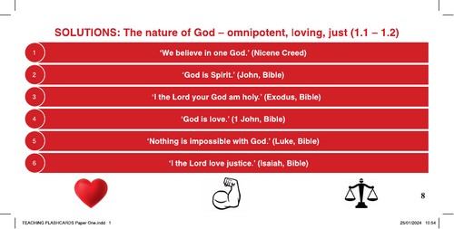 Religious teachings flashcards - paper one | Teaching Resources
