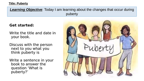 KS3 Puberty adolescence lesson | Teaching Resources