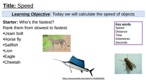 Speed distance time GCSE KS3 | Teaching Resources