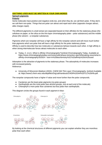 Btec Applied Science Unit 2 Learning Aim C Chromatography Help Support Teaching Resources