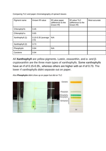 BTEC Applied Science Unit 2 Learning aim C Chromatography help support | Teaching Resources