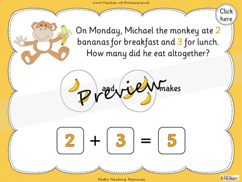 Number Bananas - Beginning to Add - EYFS | Teaching Resources