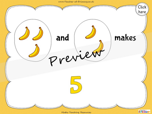 Number Bananas - Beginning to Add - EYFS | Teaching Resources