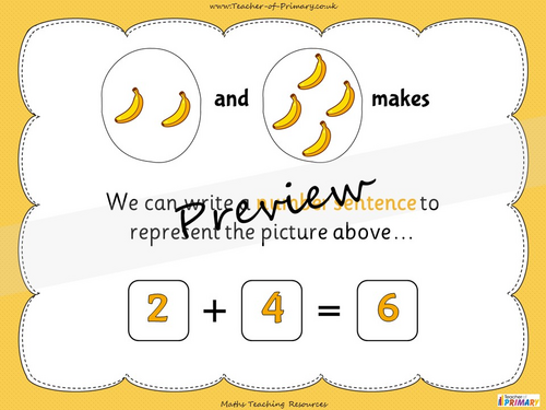 Number Bananas - Beginning to Add - EYFS | Teaching Resources