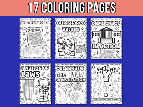 Constitution Day Coloring Pages-Constitution Day Activities | Teaching ...