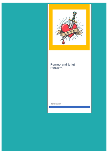 Romeo and Juliet KS3 Scheme of Work | Teaching Resources