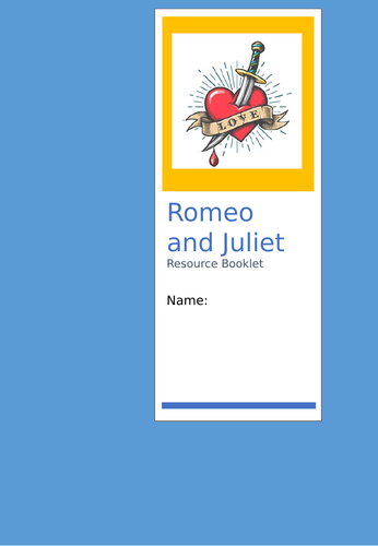 Romeo and Juliet KS3 Scheme of Work | Teaching Resources