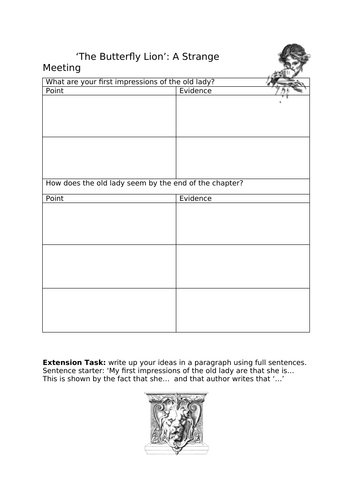 The Butterfly Lion: English SoW | Teaching Resources