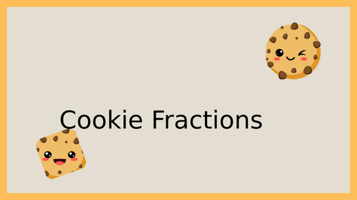 Fractions cookie quiz | Teaching Resources