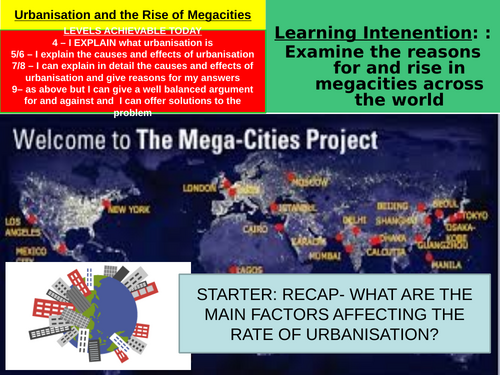 Megacities. Geography | Teaching Resources