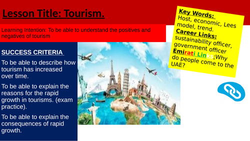 The growth of tourism - Geography | Teaching Resources