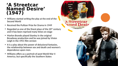 A Streetcar Named Desire scene questions | Teaching Resources