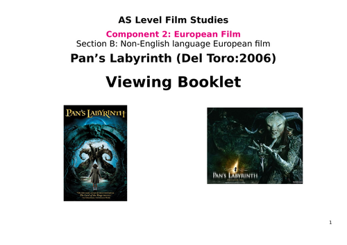 Pan's Labyrinth SOW | Teaching Resources