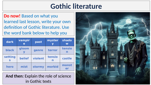 Gothic Literature | Teaching Resources