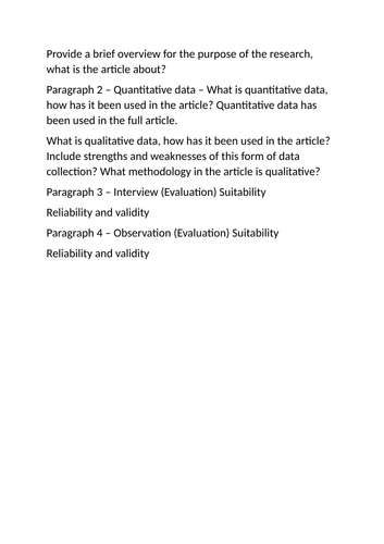 Unit 4 Research in H&SC - Ready to teach (whole unit and 4 booklets for ...