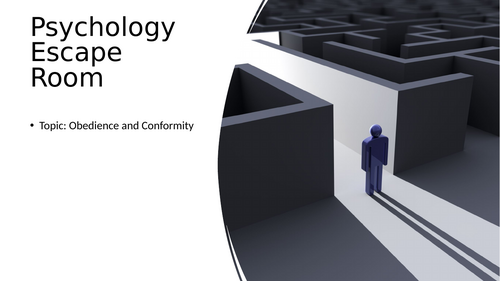 Social Psychology Escape Room | Teaching Resources