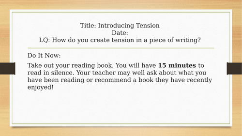 Creative Writing Lessons | Teaching Resources