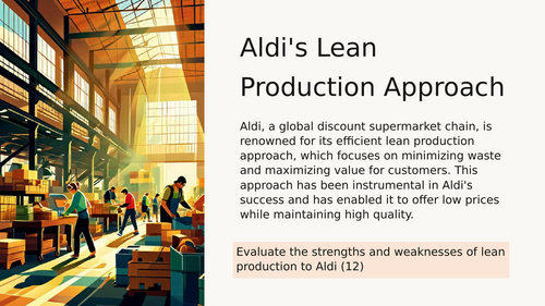 9.3.4 Lean production | Teaching Resources