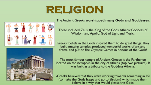 Ancient Greeks - A Lasting Legacy - Lesson! | Teaching Resources