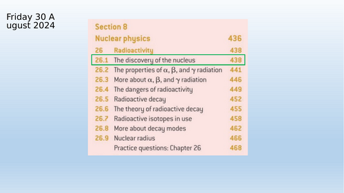 AQA A LEVEL PHYSICS SECTION 8 NUCLEAR PHYSICS | Teaching Resources