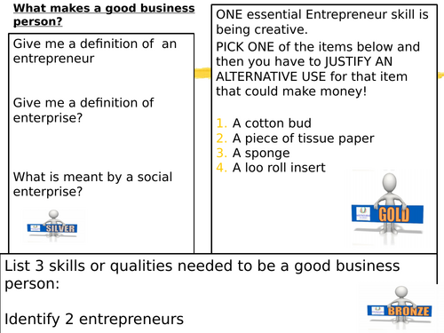 Edexcel GCSE Business 9-1 -1.1 Enterprise and Entrepreneurship -Showing ...