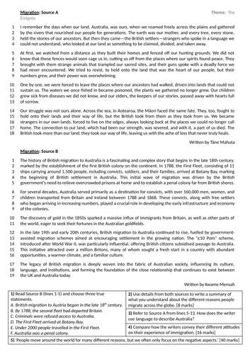 Unleashing Power and Conflict Poetry: AQA English Language Paper 2 ... Unleashing Power and Conflict Poetry: AQA English Language Paper 2 ...