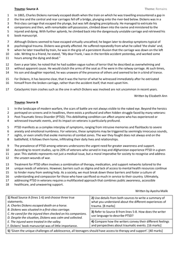Unleashing Power and Conflict Poetry: AQA English Language Paper 2 ... Unleashing Power and Conflict Poetry: AQA English Language Paper 2 ...