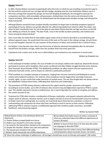 Unleashing Power and Conflict Poetry: AQA English Language Paper 2 ... Unleashing Power and Conflict Poetry: AQA English Language Paper 2 ...