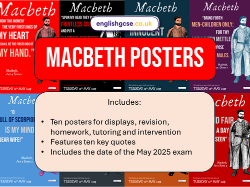 Macbeth Display | Teaching Resources