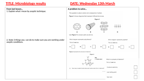 AQA GCSE Biology: B1 - Cell Biology | Teaching Resources