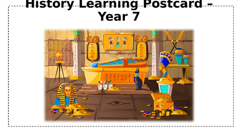 History Learning Postcard - Ancient Egypt | Teaching Resources