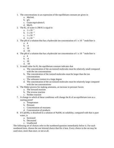 AP Chemistry Equilibrium 2 Worksheets,& Demo Sub Plans | Teaching Resources