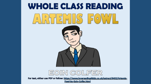 Artemis Fowl - Whole Class Reading Comprehension Lesson! | Teaching ...