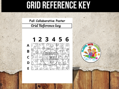 Fall Collaborative Poster Art Coloring Pages-September October ...