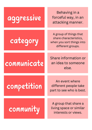 Year 5 and 6 High Frequency Word Cards | Teaching Resources