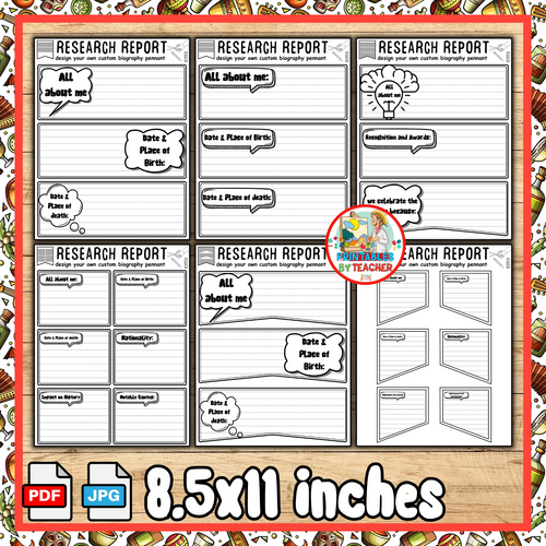 Hispanic Heritage Month Writing Activities Biography Research Report ...
