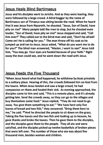 Christian Miracles - Religious Examples - Jesus and The Bible ...
